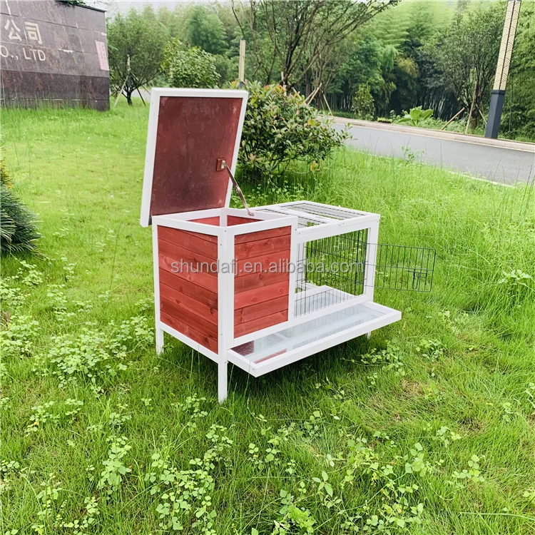 Sdr011 Waterproof Rabbit Cage Rabbit House Wood Rabbit Hutch - Buy Wood ...