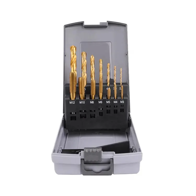 Pexmientas 14 Pieces Metric Tap And Drill Setm3 To M12 Drill Aluminium ...