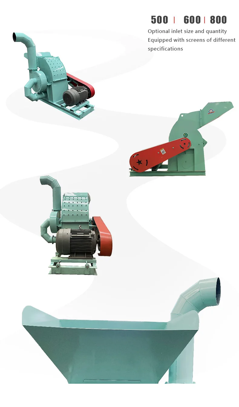 High Capacity Hammer Mill - Efficient Wood Waste Shredder