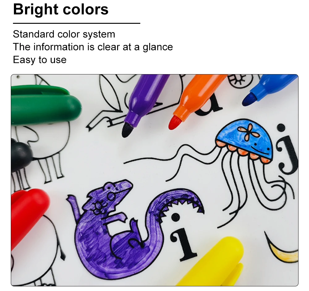 KHY Wholesale Wet Eraser Glass Metallic Art Markers Pen Black/Red/Blue ...