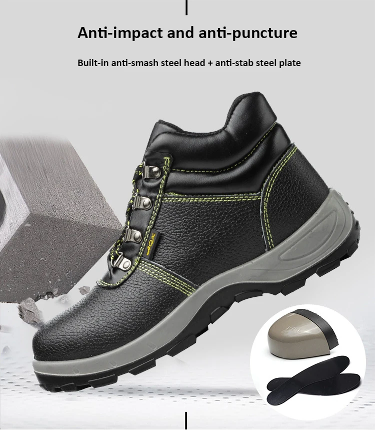 Durable Safety Shoes - Anti-Puncture & Anti-Slip Protection