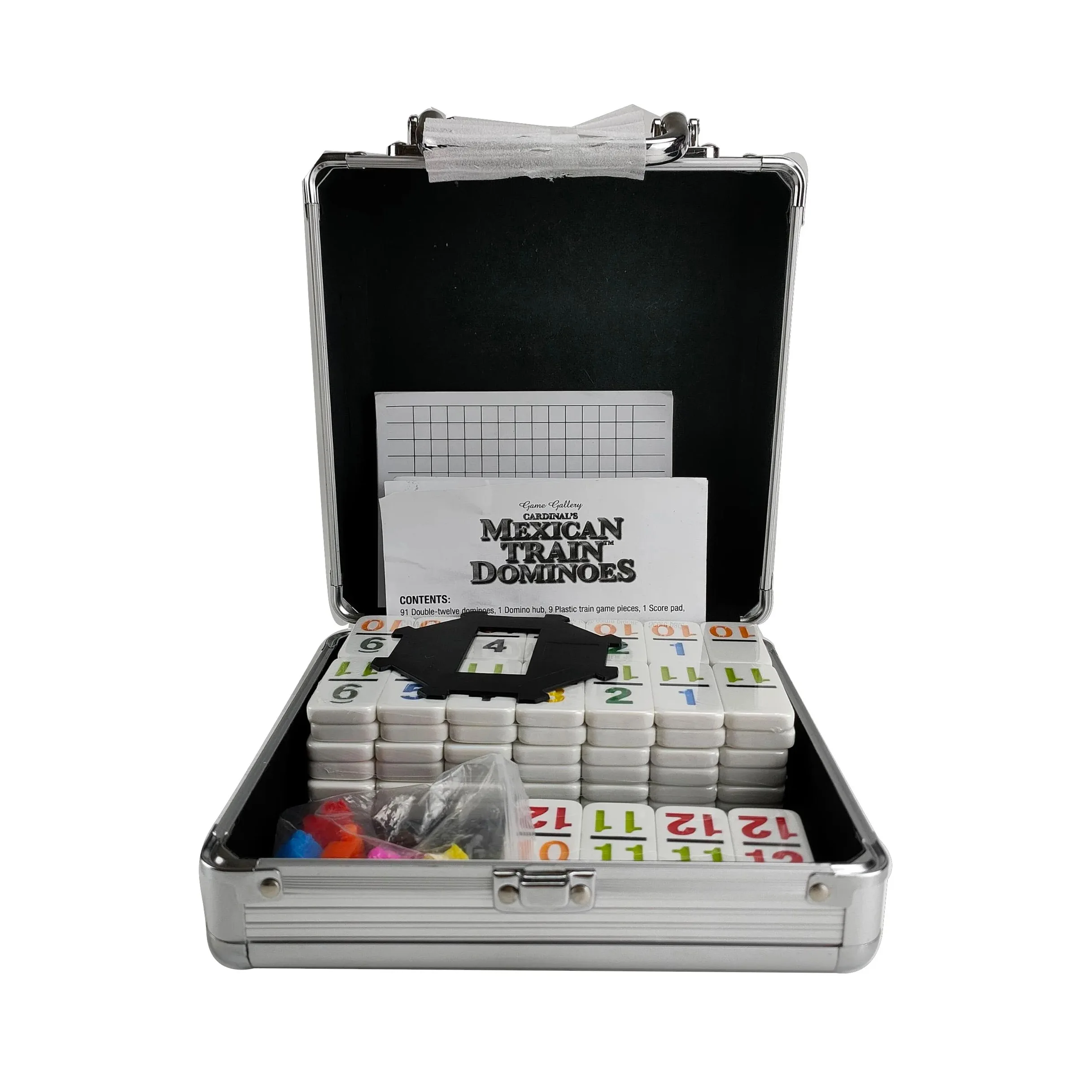 Wholesale Mexico Trains 91 Chips Melamine Domino Game Set With Number ...