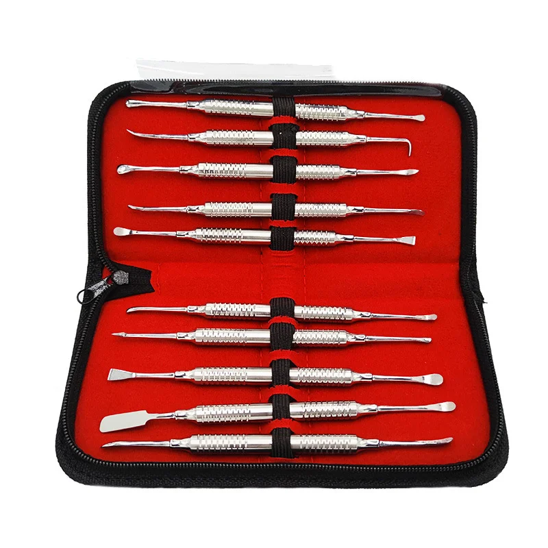 KyrenMed Dental 10 PCS Periosteal Elevator Set Double Ends Dental ...