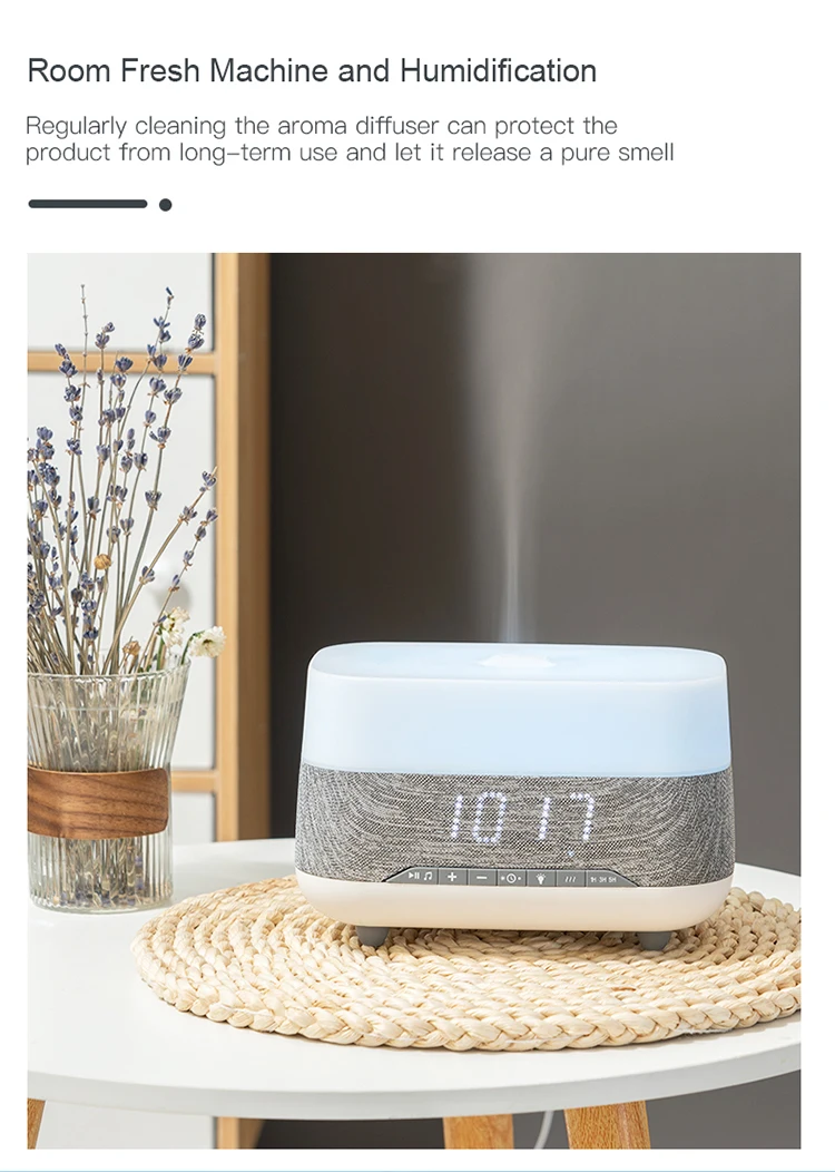 300ml Alarm Clock Diffuser Smart Aroma Diffuser Aroma Family Diffuser ...