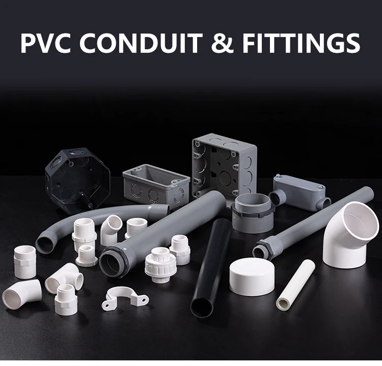UPVC Mount Conduit Plastic Wall Socket Industrial Electrical Pvc ...