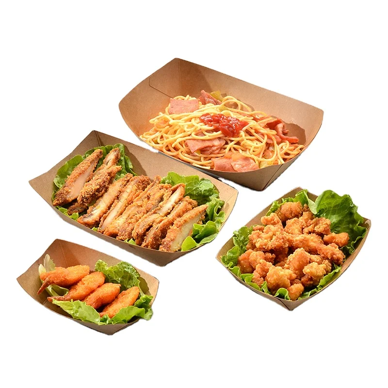 Custom Printed Disposable Take Away Personalised Snack Wrap Kraft Paper ...