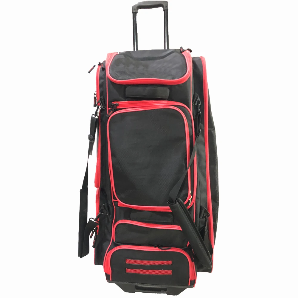 Rolling Wheeled Baseball Bat Bag For Baseball,Tball,Softball Equipment ...