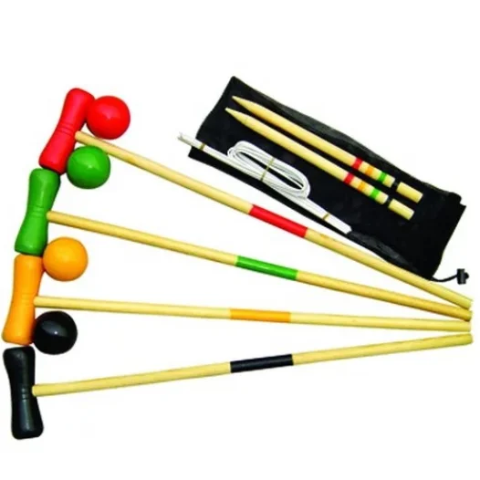 Customized Professional Croquet Mallet Game Wood Set