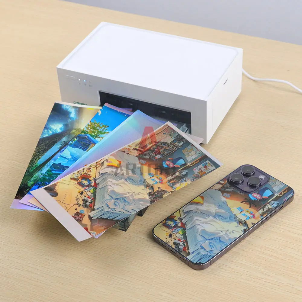 Diy Custom Portable Printer Machine Blank Photo Sticker Thermal Phone ...