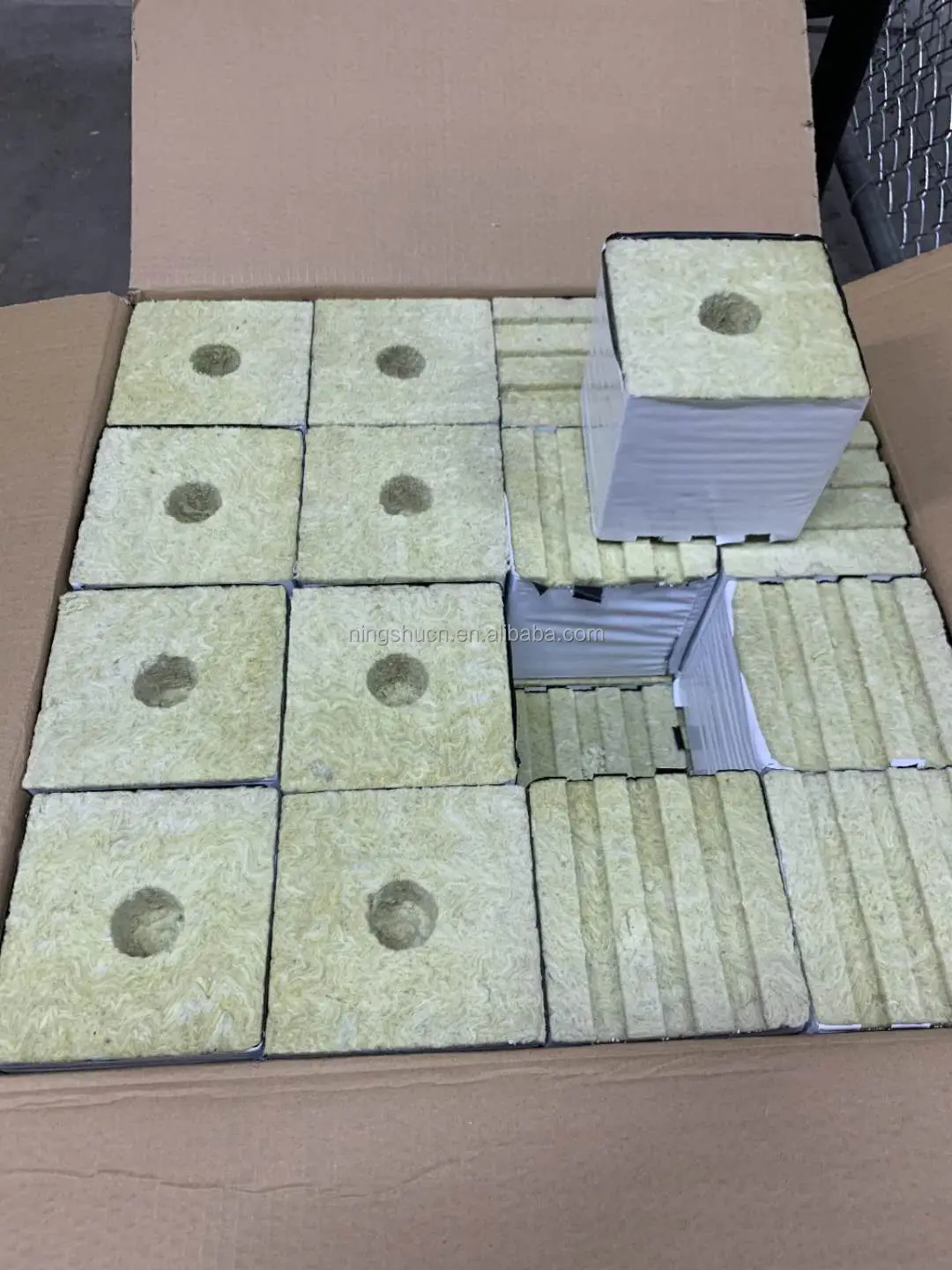 Rock Wool Cubes Garden Stone Wool Grow Cubes Starter Plugs For ...