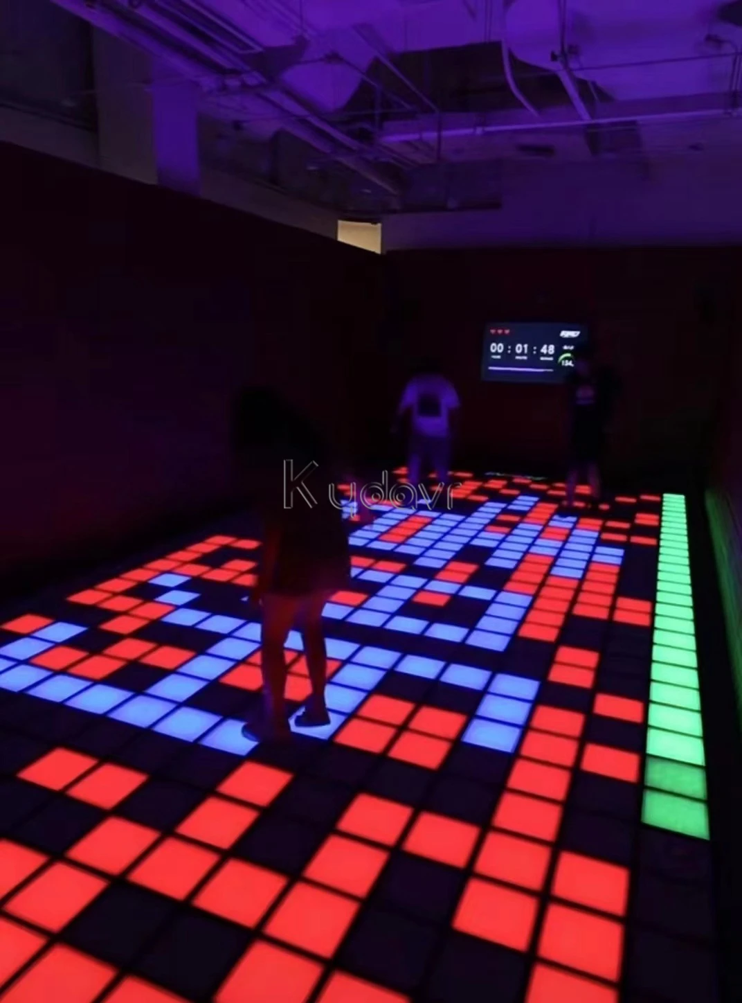 Escape Active Sensing Pixel Grid Game - Jump Grids LED Floor