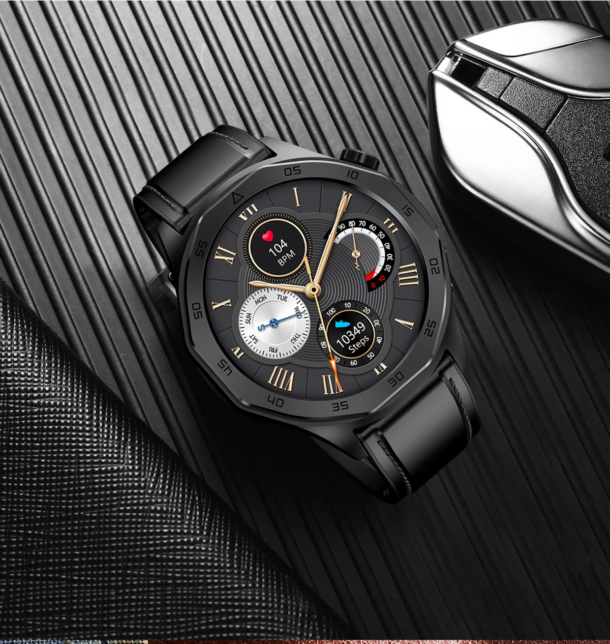 Amoled Super Retina Bmi Health Ecg Blood Pressure Smart Watch V480 Ppg ...