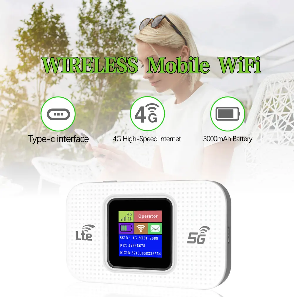 High Speed 4G Wifi Router - Portable & Reliable Modem