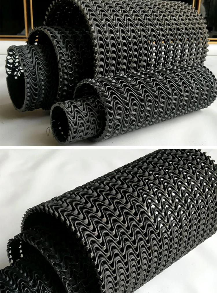 Curved Mesh Hdpe Permeable Pipe For Underground Seepage Drainage Hard ...