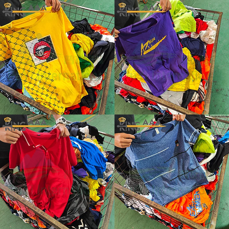 Men's T-shirts Uk T Shirt Used Clothes Bales Summer Used Clothes Bulk ...