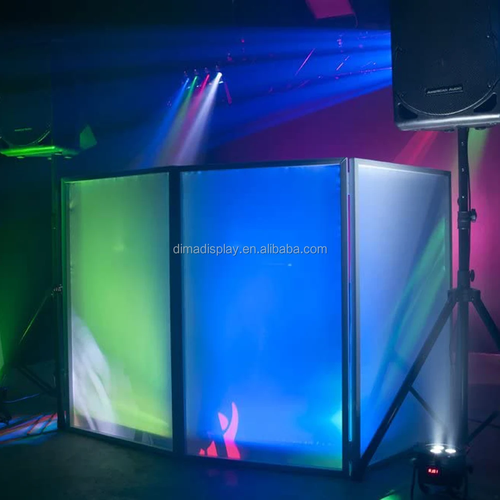 Dj Facade, Dj Booth by DIMA - Black Frame & 32 Inch Screen