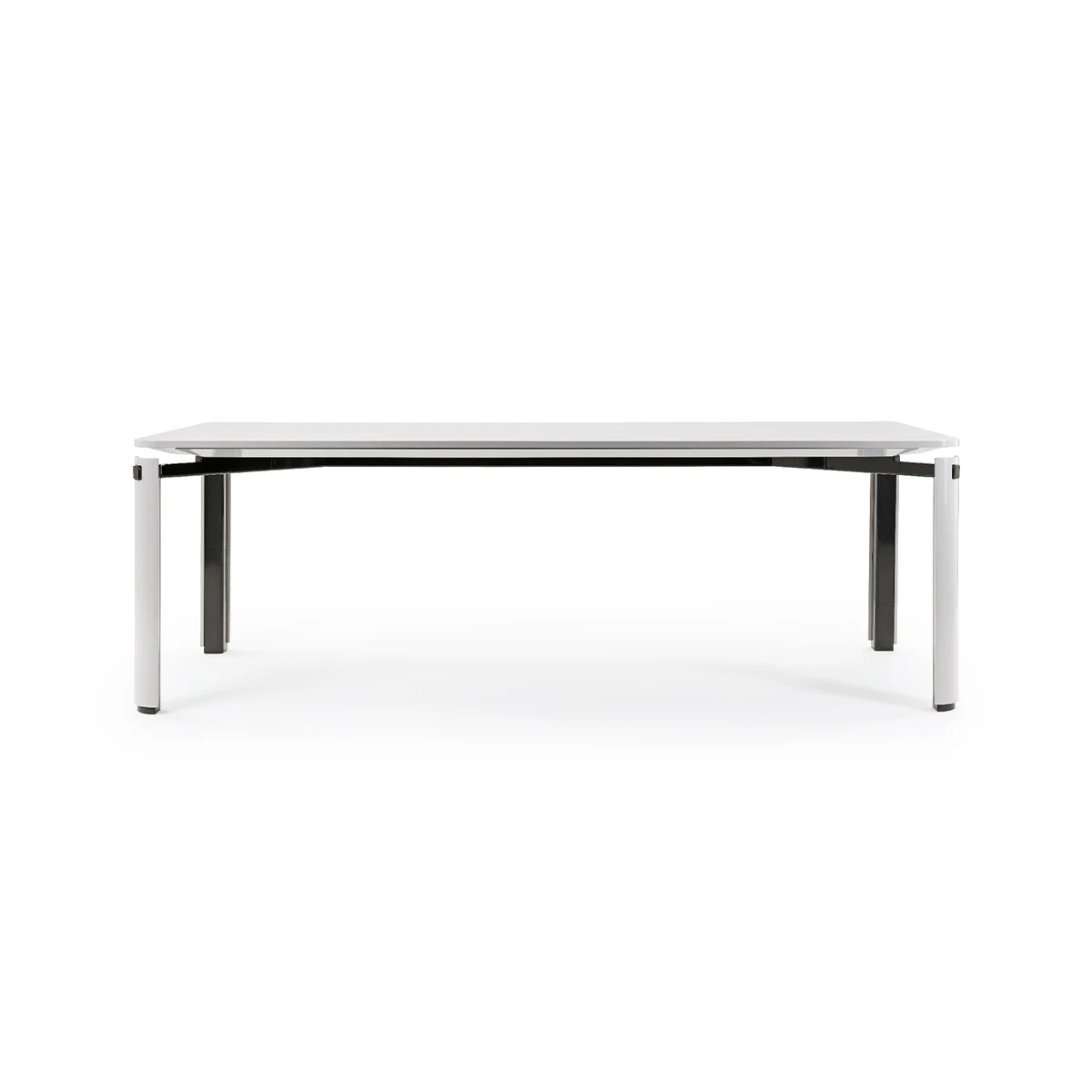 White Large 12 Seater Dining Table 10 Seater Rectangle Metal Stainless ...