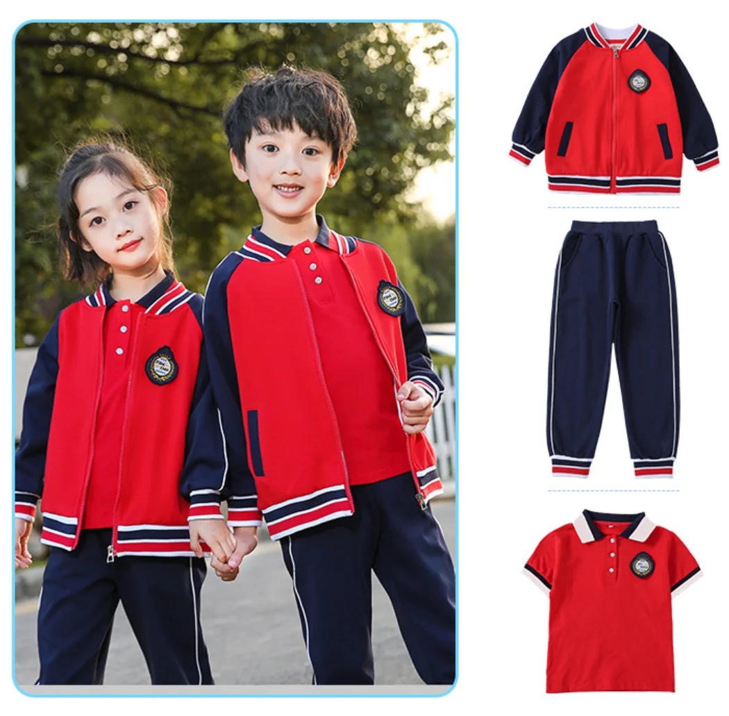 Unisex Sport Wears Quality Tracksuit for Students Uniform