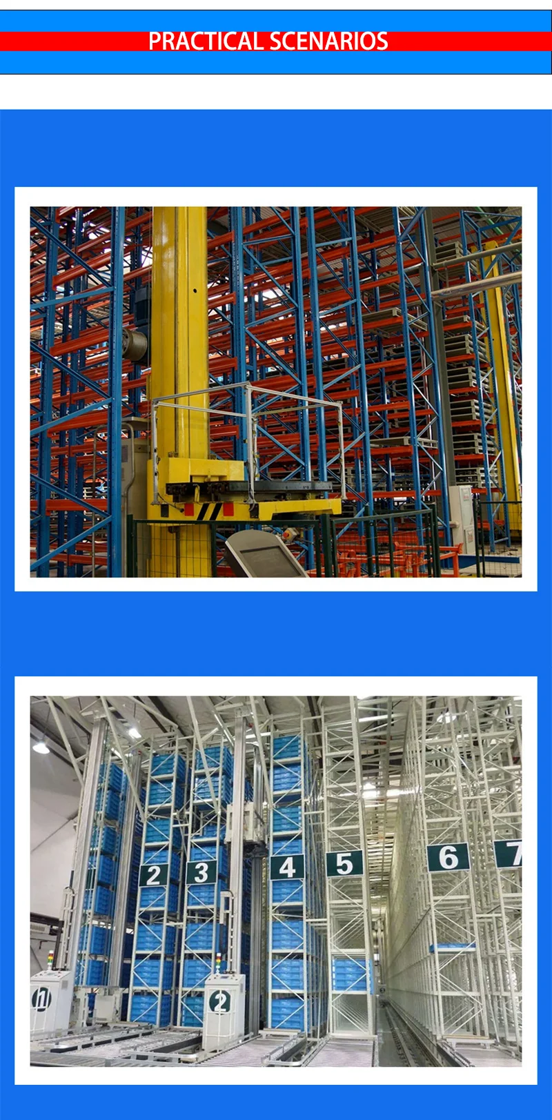 Automated Warehouse Racking System Rack With Pallet - Buy Automated ...
