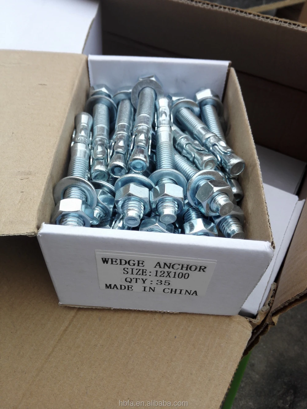 M6 M8 M10 Expansion Hex Washer Nut Bolt Anchor Stainless Steel Wedge ...