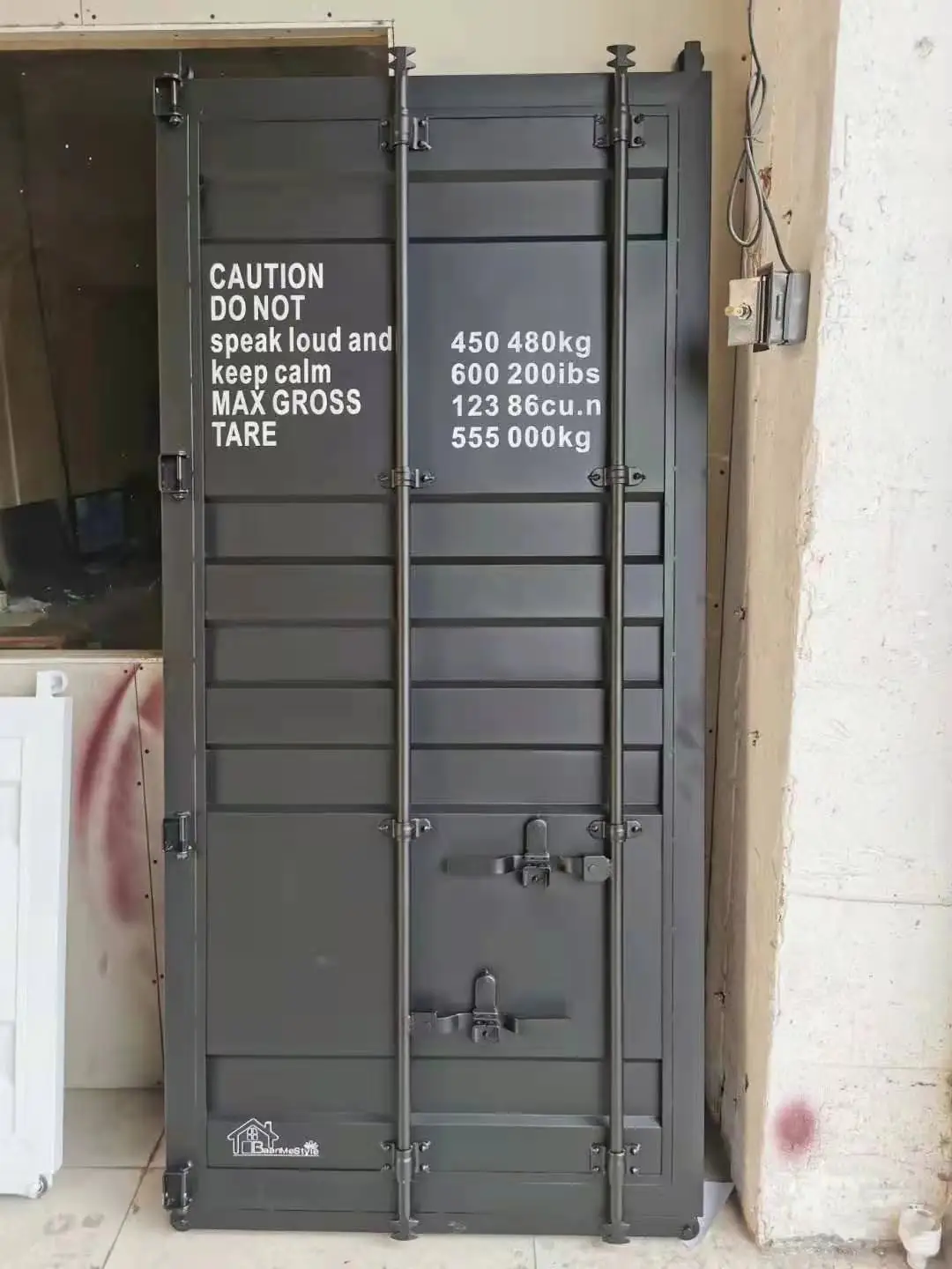 Sliding Barn Door - Industrial Furniture Shipping Container Design