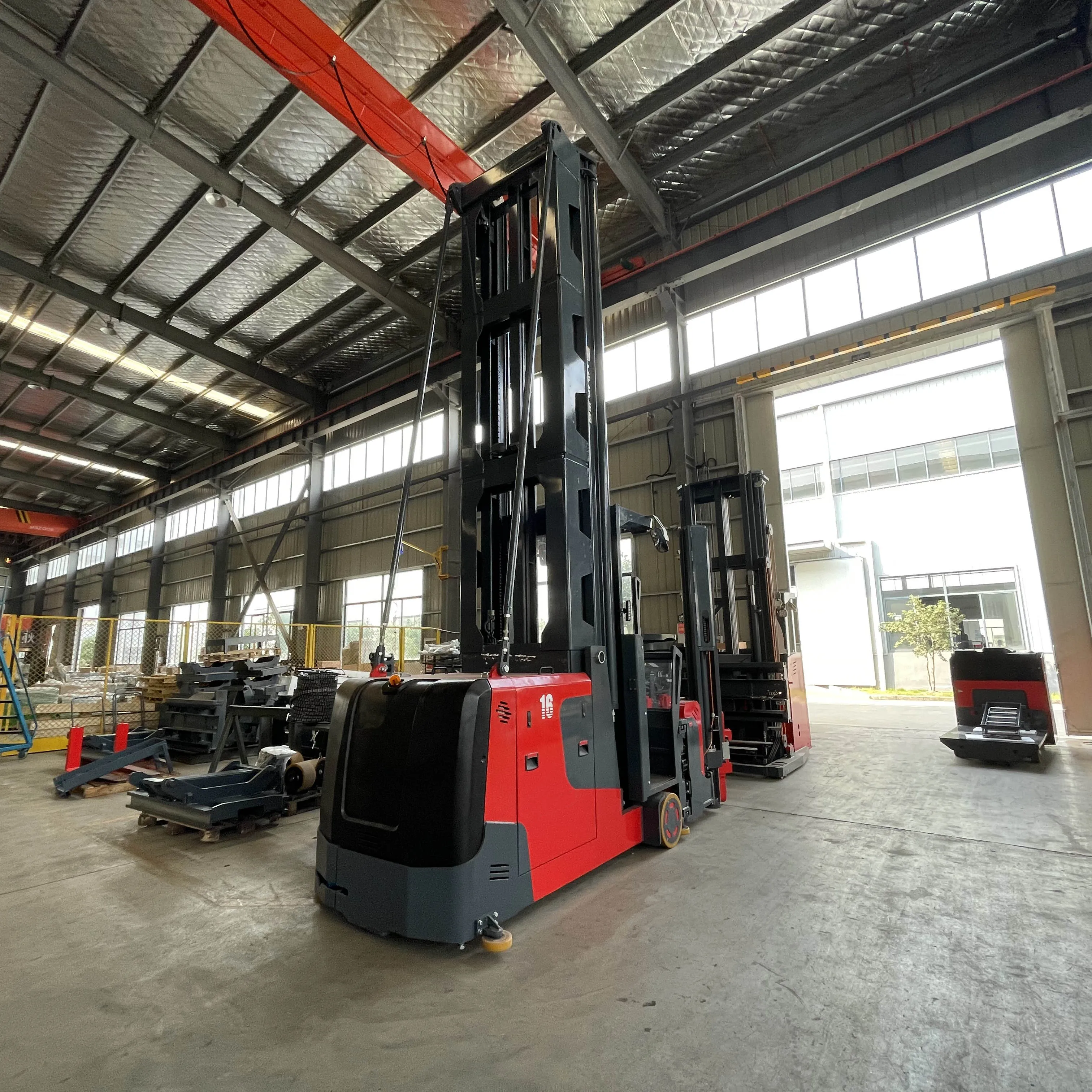 1.5ton Warehouse Forklift Man up Electric Pallet Stacker Very Narrow ...