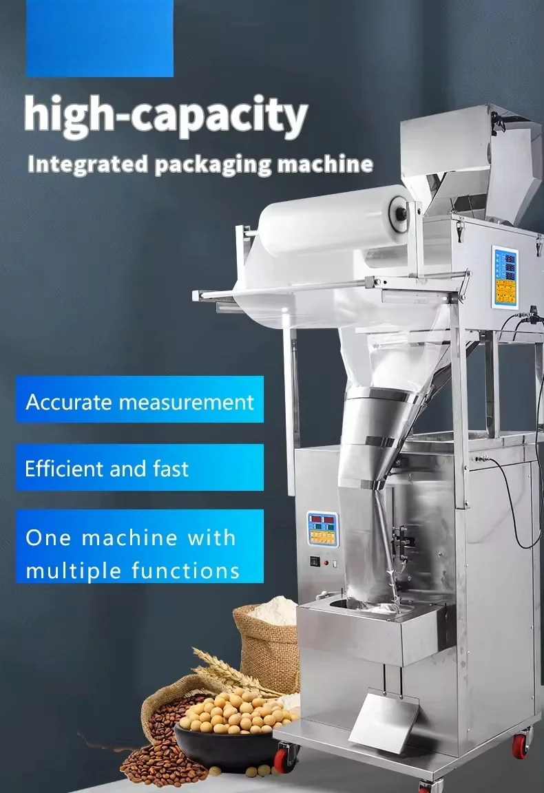 Fully Automatic Ice Cube Sachet Bag Filling & Sealing Machine