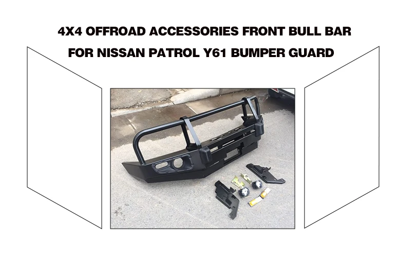 Front Bull Bar OEM 4x4 Offroad Accessories for Nissan Patrol Y61