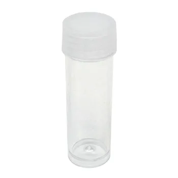 Plastic Test Tubes Vials Sample Container Powder Craft Screw Cp Bottles ...