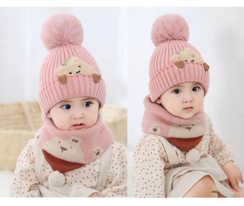 Winter Knitted Beanie Hat - Warm & Comfortable Kids' Hats