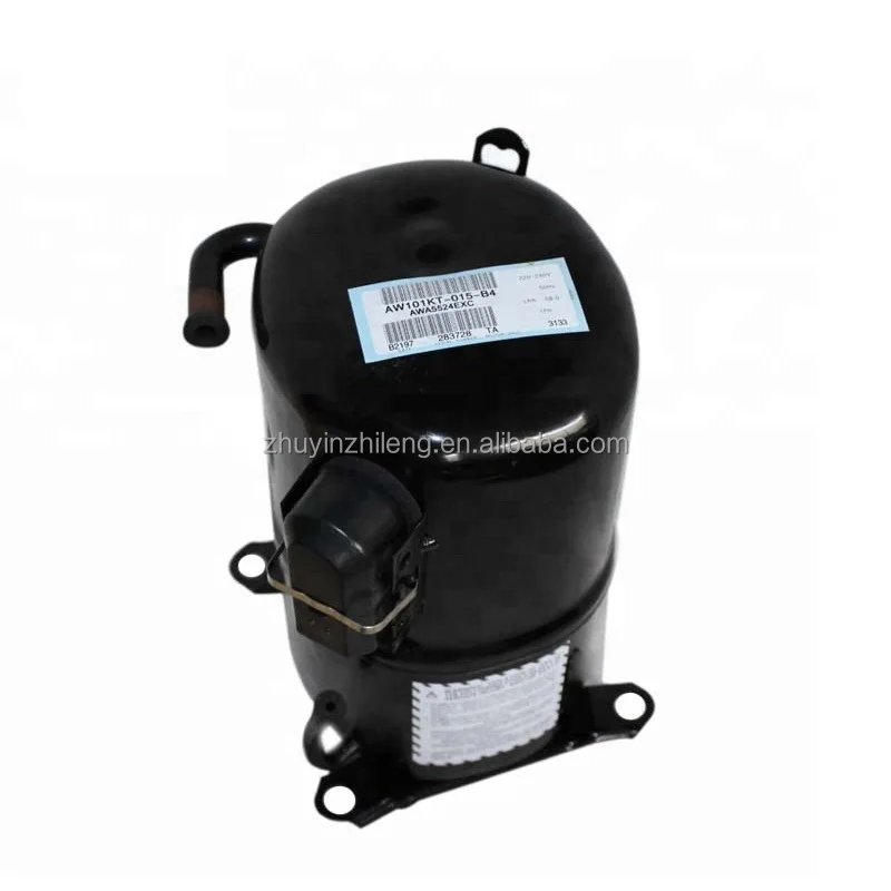 Tecumseh Hermetic Piston Compressor AW105kT - 2HP, 19600 BTU/Hr, R-22 ...