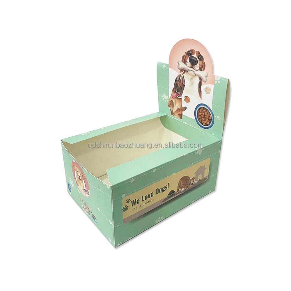 Custom Printed Corrugated Cardboard Counter Display Boxes For Retail Store - Buy Custom Printed ...