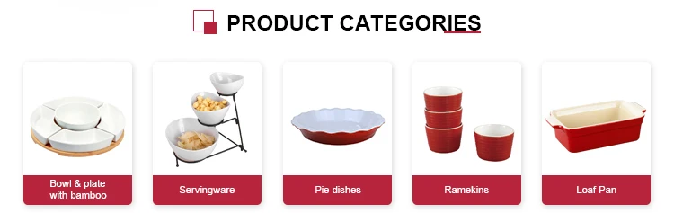 Favourite Ceramic Customized Baking Dishes Pans Stocked Common Box ...