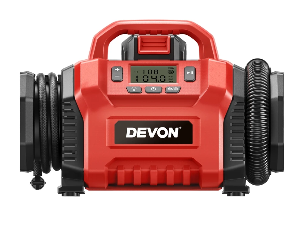 Devon 20v Lithium-ion Dual-function Inflator Portable Car Tire Air Pump ...