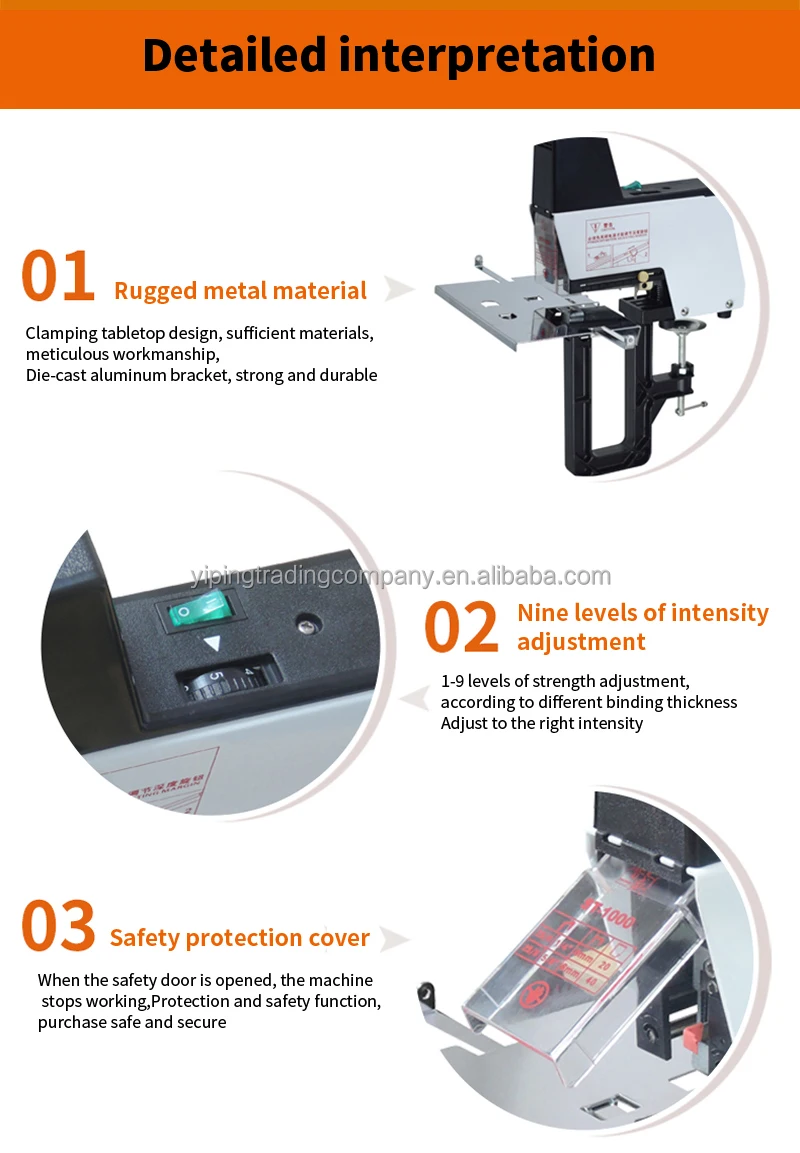 Electric Booklet Stapler - Efficient Folding Machine
