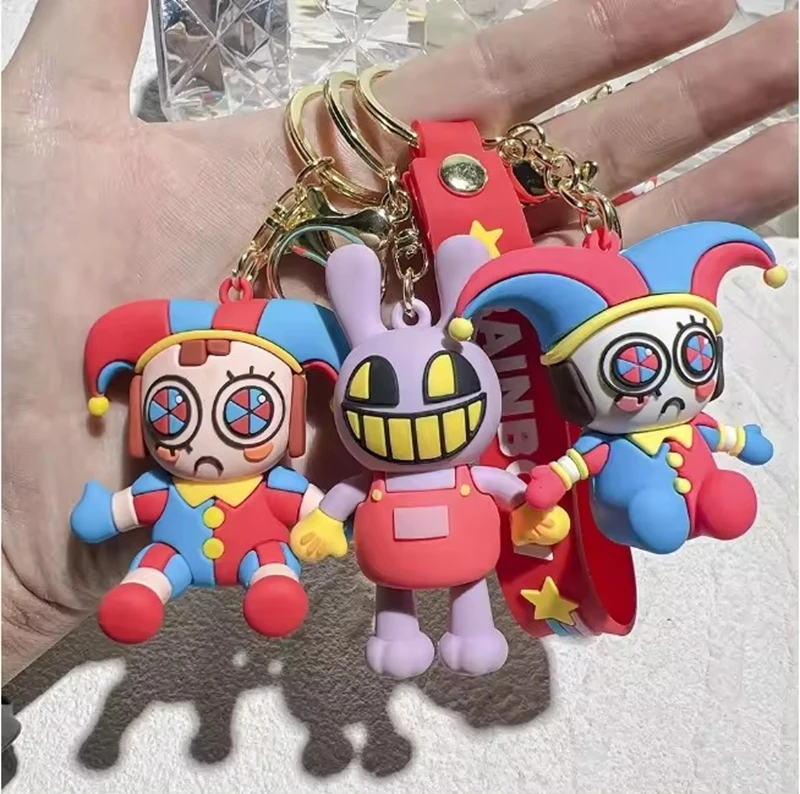 The Amazing Digital Circus Pvc Key Chain Toy Circus Key Chain Buffoon ...