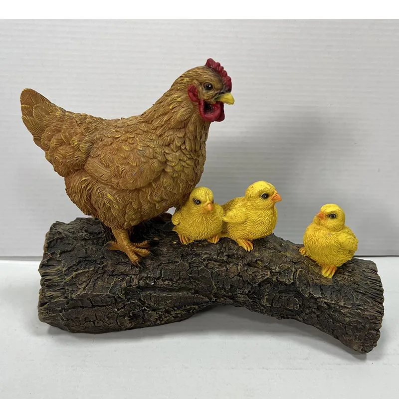 Chick Resin Figurines Sculpture Crafts Outdoor Decoration New Anime ...