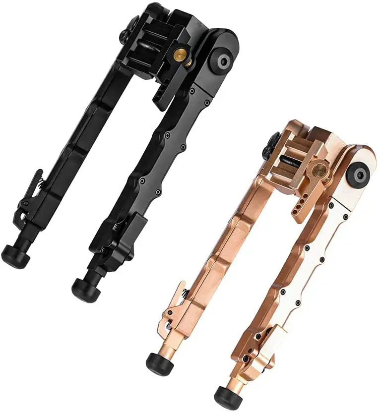Adjustable 6 Inch Tactical Bipods for Hunting and Shooting Sight Scope ...