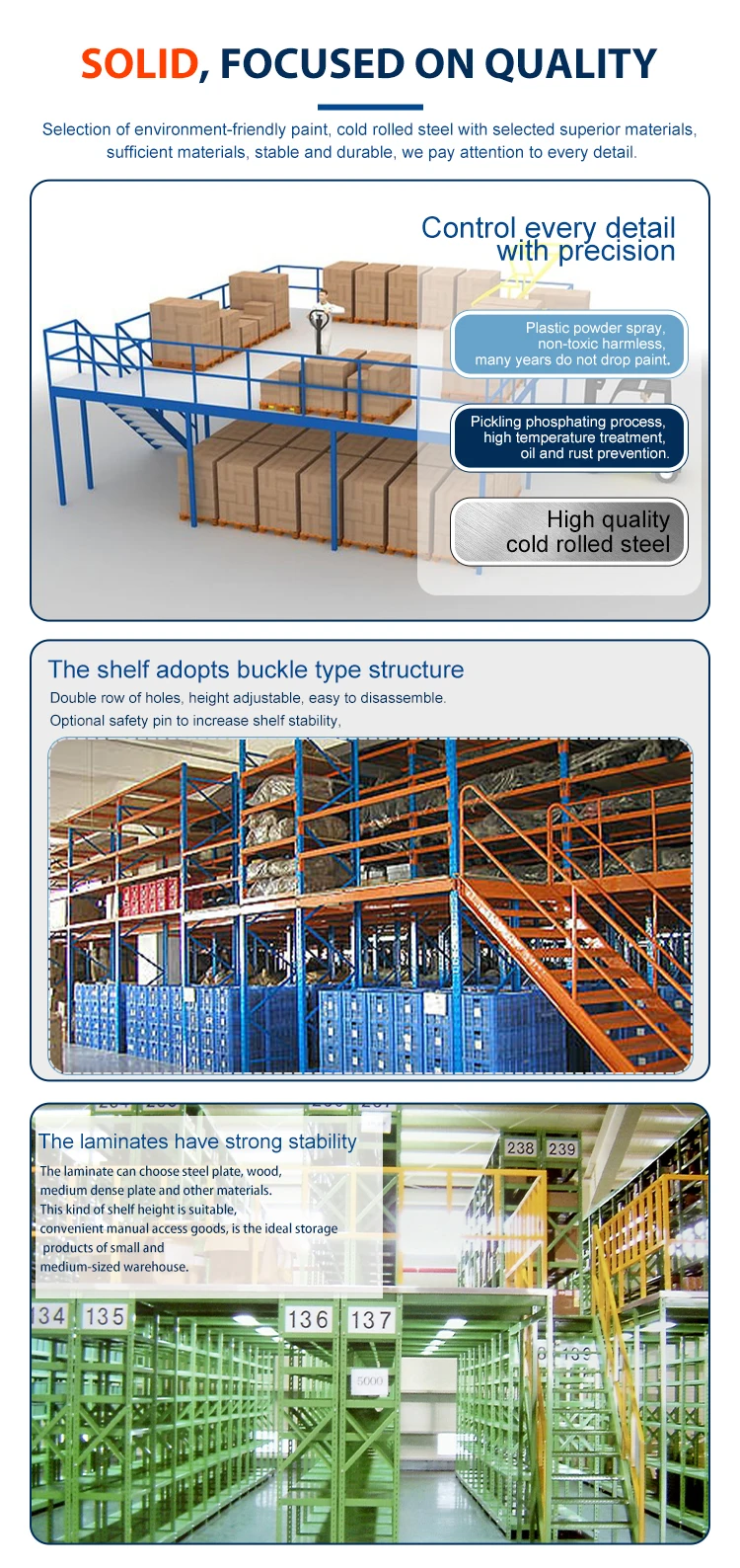 Factory Mezzanine Loft Racking Systems - Heavy Duty Storage