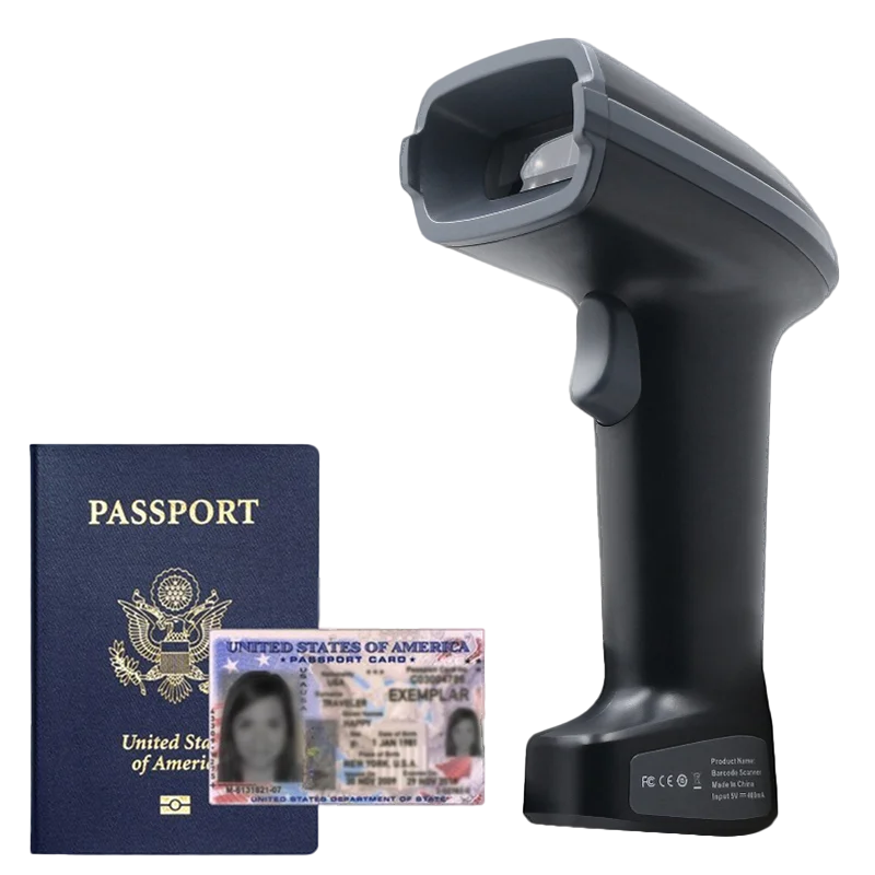 2d 1d Qr Mrz Ocr Barcode Scanner Passport Reader With 1 Million Pixel ...