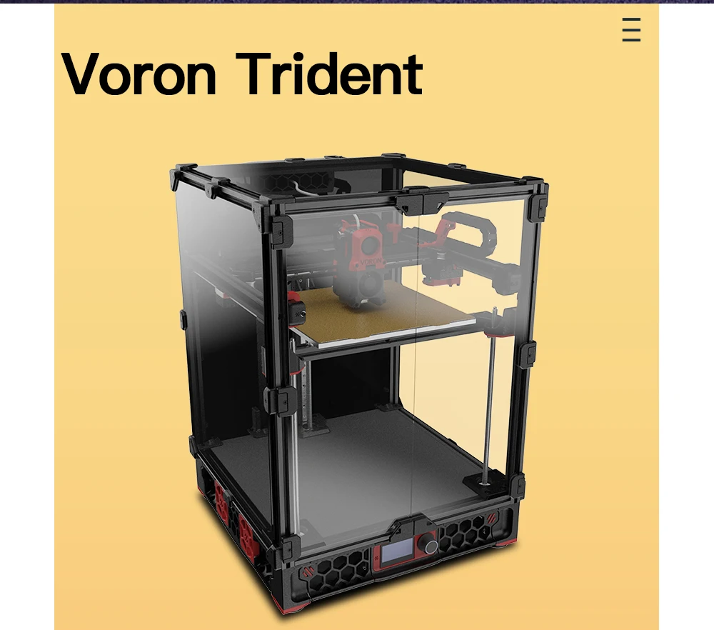 顶级销售voron三叉戟套件易于diy使用corexy Diy 3d打印机套件350毫米impreora 3d - Buy Voron三叉戟 ...