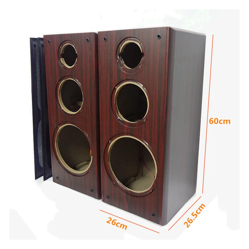 OEM ODM 8 Inch Bookshelf Wood Speaker Box Empty Case Audio Enclosure ...