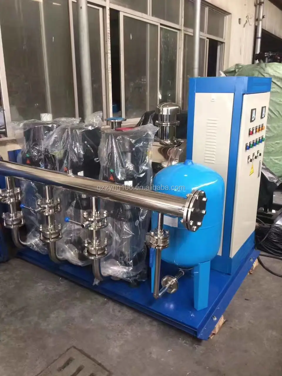 Booster Pumps With Water Tank Diaphragm Type Serving All Floors ...