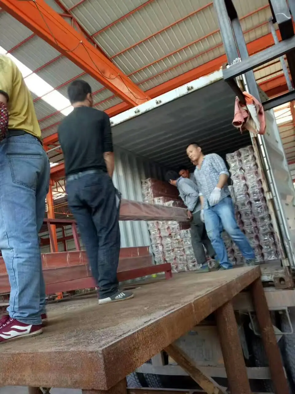 Xunda Stone Bundle Slab Loading Unloading Container Heavy Slab Loader ...