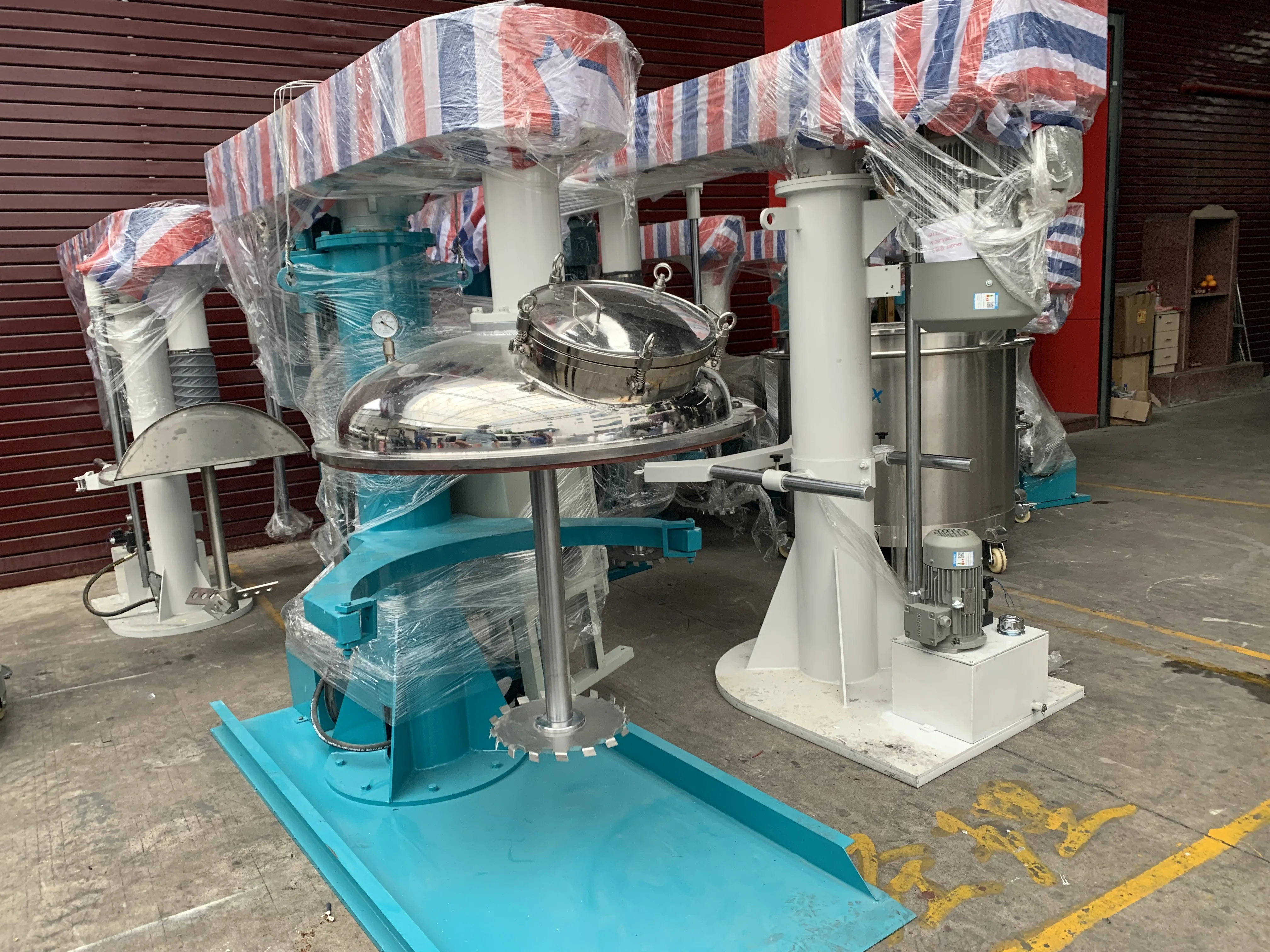 TGM 500L-1500L Vacuum Ink Disperser Machine Paint Pigment High Speed ...