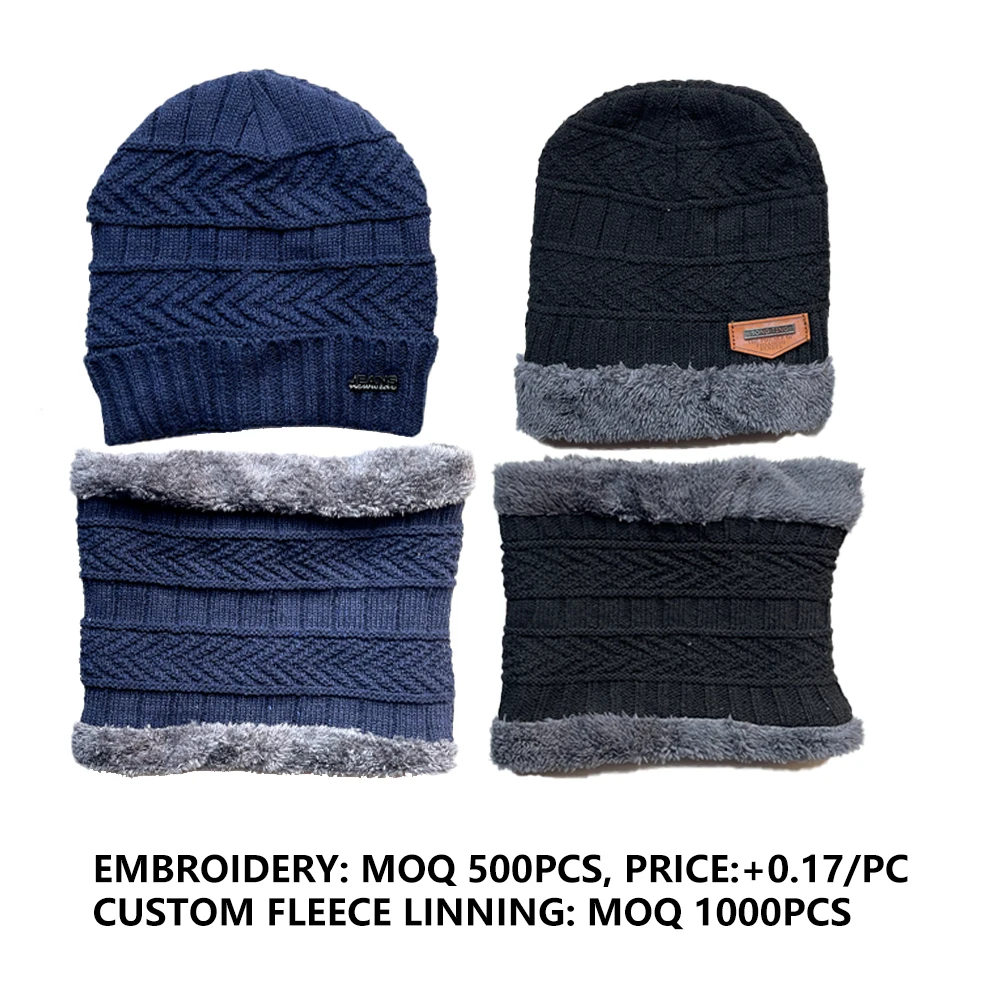 Z34 Soft Thicken Wool Ski Hat - Warm Winter Hats for Men