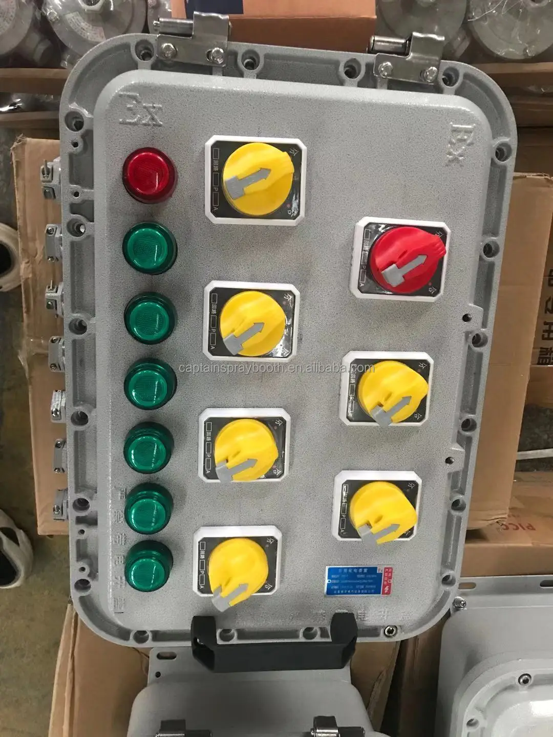 Ex-proof Model Control Box / Spray Booths Accessories/ Customized ...