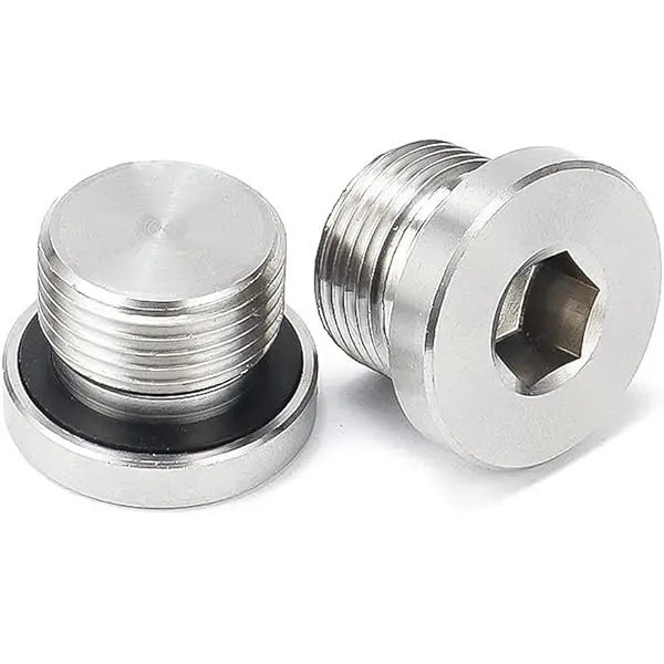 Customized Stainless Steel Npt Threaded Plug M2 M3 M4 M5 M6 Hexagon ...