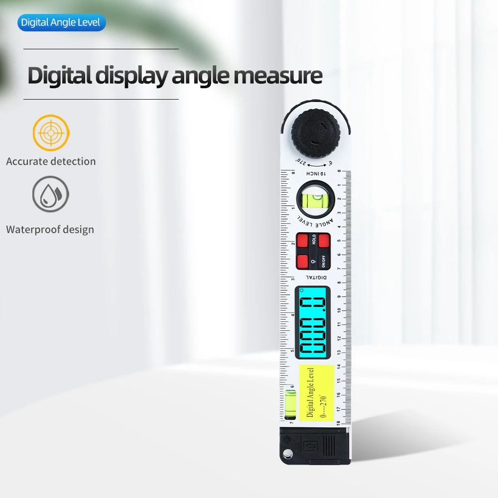 Stainless Steel Digital Display Measuring Ruler 270 Degree clear Scale ...