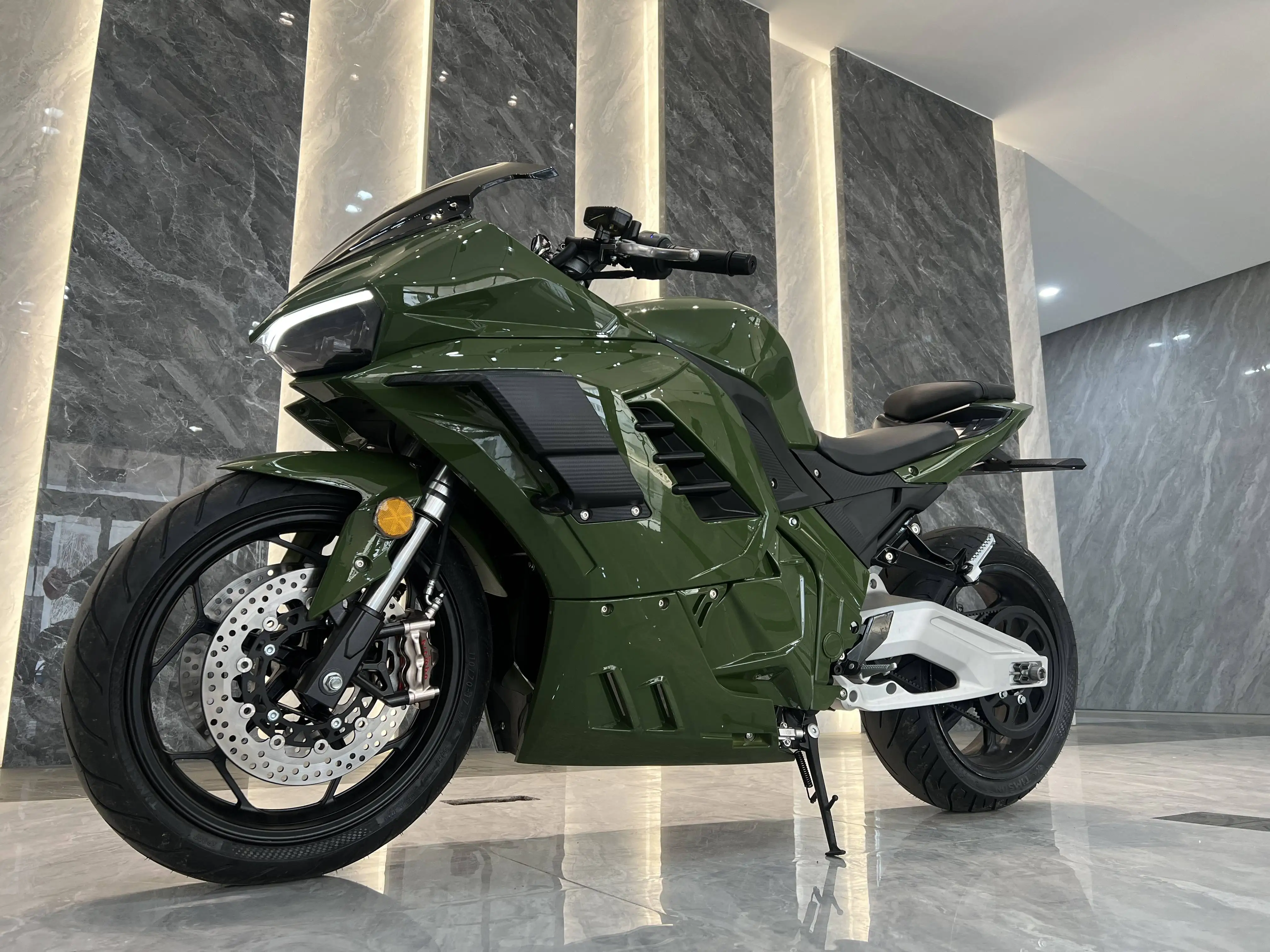 Voltshield New Design High Power Electric Motorcycle 10kw Water Cooling ...